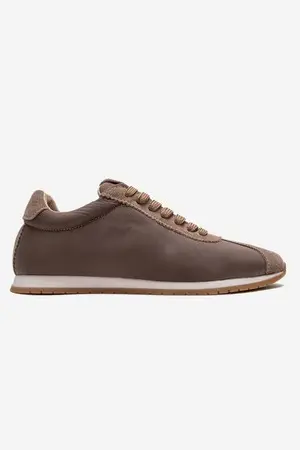 FOREVER & ALWAYS SHOES Unica Leather Sport Sneakers - Mink