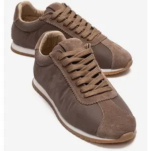 FOREVER & ALWAYS SHOES Unica Leather Sport Sneakers - Mink
