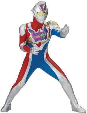 BANPRESTO Ultraman Decker Hero's Brave Statue Figure Ultrama - Multicolor