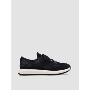 Officine Creative Entire 001 Suede Sock Sneakers - Blue