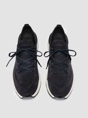Officine Creative Entire 001 Suede Sock Sneakers - Blue