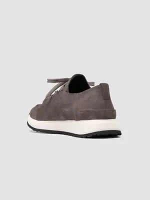 Officine Creative Entire 001 Suede Sock Sneakers - Grey