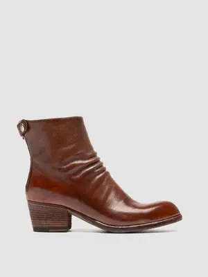 Officine Creative Round Toe Booties