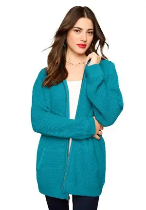 Roaman's Pocket Cardigans For Women