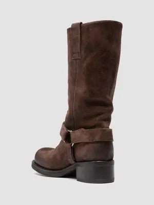 Officine Creative Dana 004 Suede Harness Boots