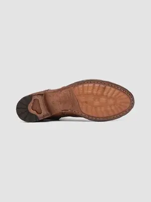 Officine Creative Lexikon 131 Leather Brogue Ankle Boots - Brown