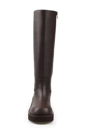 CANDIE'S Casmir Knee High Boots - Brown