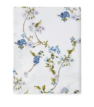 PRATESI Fresia Super King Flat Sheet - Blue