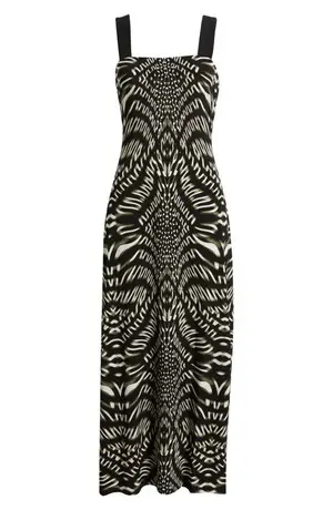 CONNECTED APPAREL Printed Maxi Dress