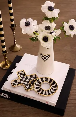 MACKENZIE-CHILDS Courtly Check Xo Dish