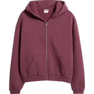 ELWOOD Core Zip Up Hoodie - Maroon