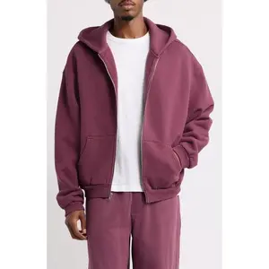 ELWOOD Core Zip Up Hoodie - Maroon