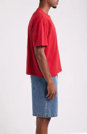 ELWOOD Crop Hill Tee - Red