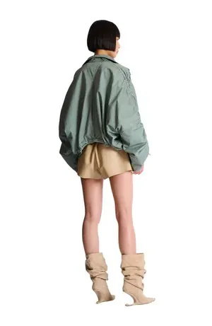 Balmain Cotton Gabardine Parka