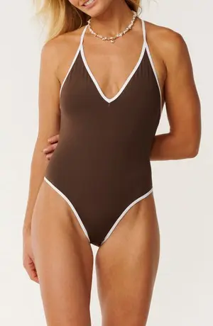 Rip Curl Classic Surf One-piece Swimsuit - Brown