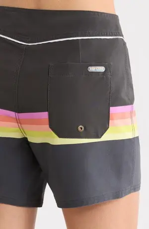Rip Curl Surf Stripe Board Shorts - Black