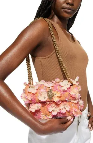 Kurt Geiger Mini Kensington Flowers Convertible Shoulder Bag