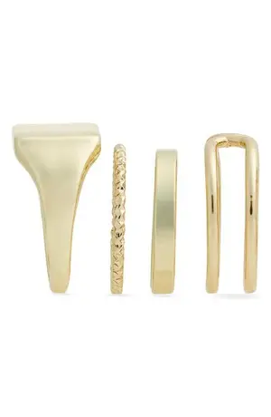 Nordstrom Set Of Polished Rings
