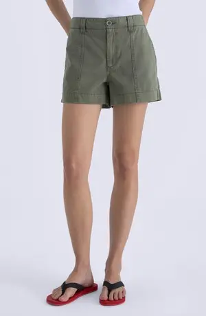 PISTOLA Mason Cotton Twill Shorts - Meadow