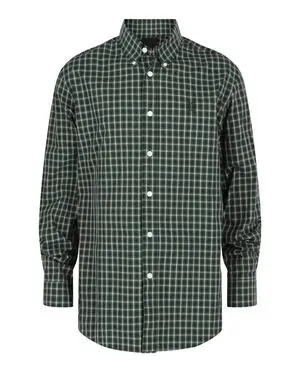 Givenchy 4g Motifembroidered Checked Shirt - Multicolor