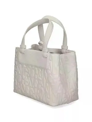Armani Exchange Embossed-logo Tote Bag