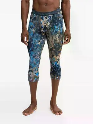 PEAK PERFORMANCE Printed Cropped Baselayer Leggings