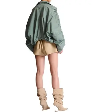 Balmain Cotton Gabardine Parka
