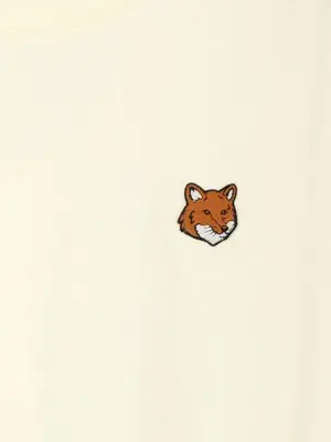 Maison Kitsuné Fox Head T-shirt - Yellow