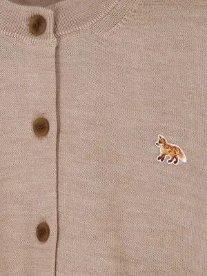 Maison Kitsuné Baby Fox Cardigan - Beige