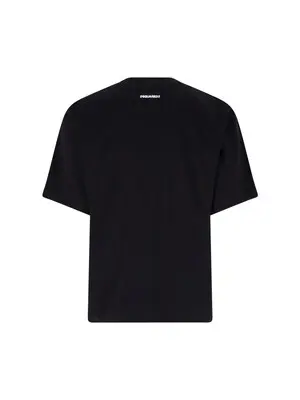 Dsquared2 T-shirt Logo "iconique - Black