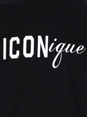 Dsquared2 T-shirt Logo "iconique - Black