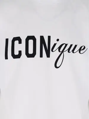 Dsquared2 T-shirt Logo "iconique - White