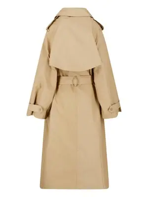 THE FRANKIE SHOP Riva Trench Coat - Beige