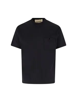 Valentino Garavani T-shirt "v Detail - Black