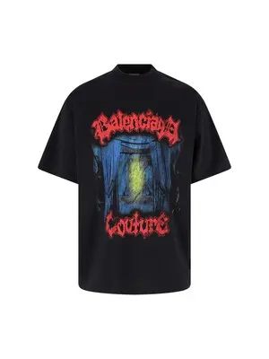 Balenciaga Salon De Couture T-shirt - Black