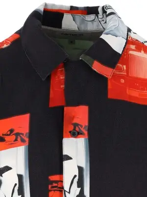 Carhartt Work In Progress Printed Shirt "sean Hamilton - Multi
