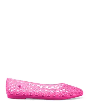 Michael Kors Pixie Jelly Ballet Flats - Raspberry