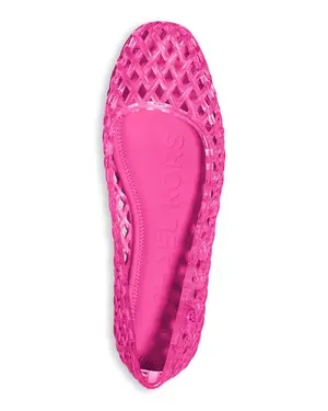 Michael Kors Pixie Jelly Ballet Flats - Raspberry