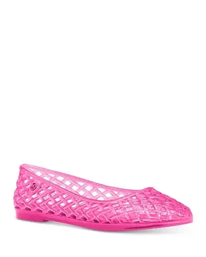 Michael Kors Pixie Jelly Ballet Flats - Raspberry