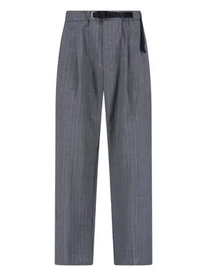 White Sand Wide Leg Pants For Men