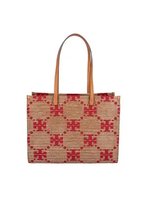 Tory Burch T Monogram Tote - Brown