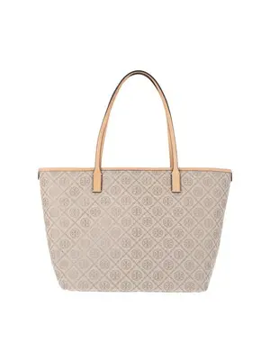 Tory Burch T Monogram Tote - White