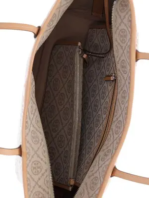 Tory Burch T Monogram Tote - White