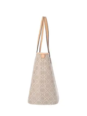 Tory Burch T Monogram Tote - White
