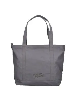 Maison Kitsuné Fox Head Tote - Gray