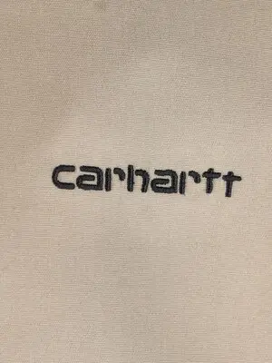 Carhartt Work In Progress Shirt "postal Zip - Beige