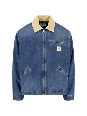 Carhartt Work In Progress Og Detroit Denim Jacket - Blue