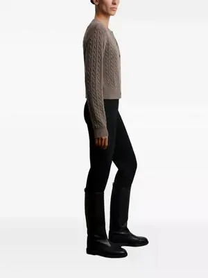 12 STOREEZ Cable-knit Cashmere Cardigan