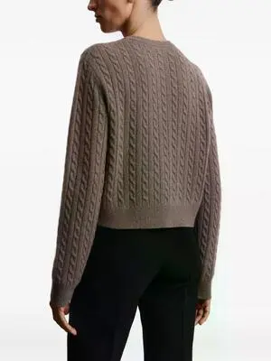 12 STOREEZ Cable-knit Cashmere Cardigan