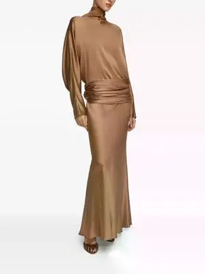 12 STOREEZ Long-sleeved Draped Dress